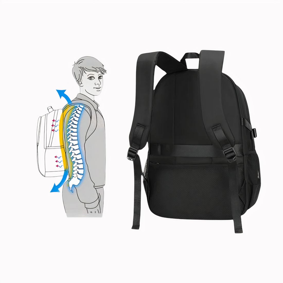 Sac à dos enfant scolaire ergonomique et ultra résistant - Mon Sac à Dos